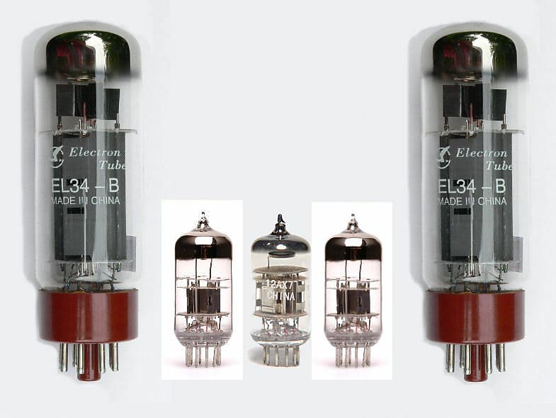 EL34 pair 12AX7/ECC83 x 1 12AU7/ECC82 x 2 Valve kit for AMI i | Reverb