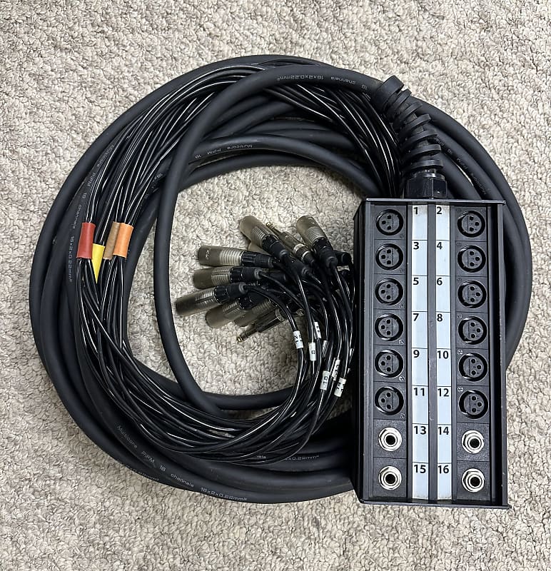 SMC1204FBQ-50 ProCo StageMaster 12x4 XLR/TRS 16 Channel Snake | Reverb