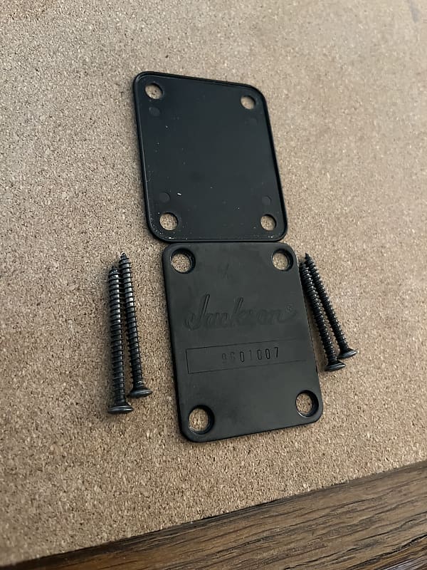 Jackson Neck Plate Black | Reverb