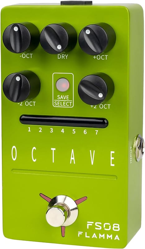FS08 Octave Pedal Electric Guitar Polyphonic Octave Effects | Reverb