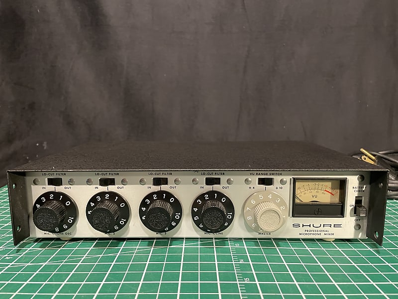 Shure M67 70s black w silver face | Reverb