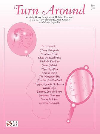 Harry Belafonte Malvina Reynolds Turn Around Sheet Music | Reverb