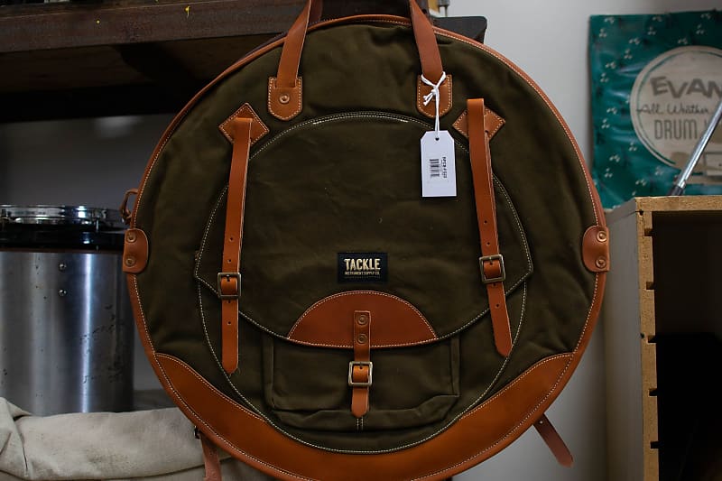 Tackle Instrument 24" Backpack Cymbal Bag -- Forest Green | Reverb