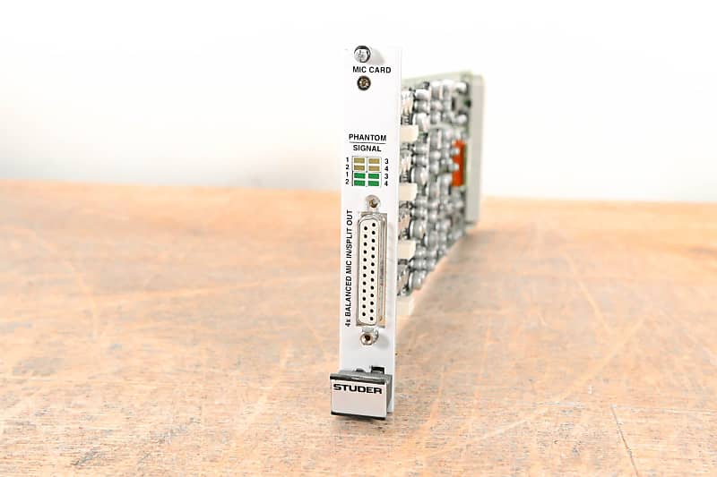 Studer Mic/Line In Card for D21m Modular I/O System | Reverb UK