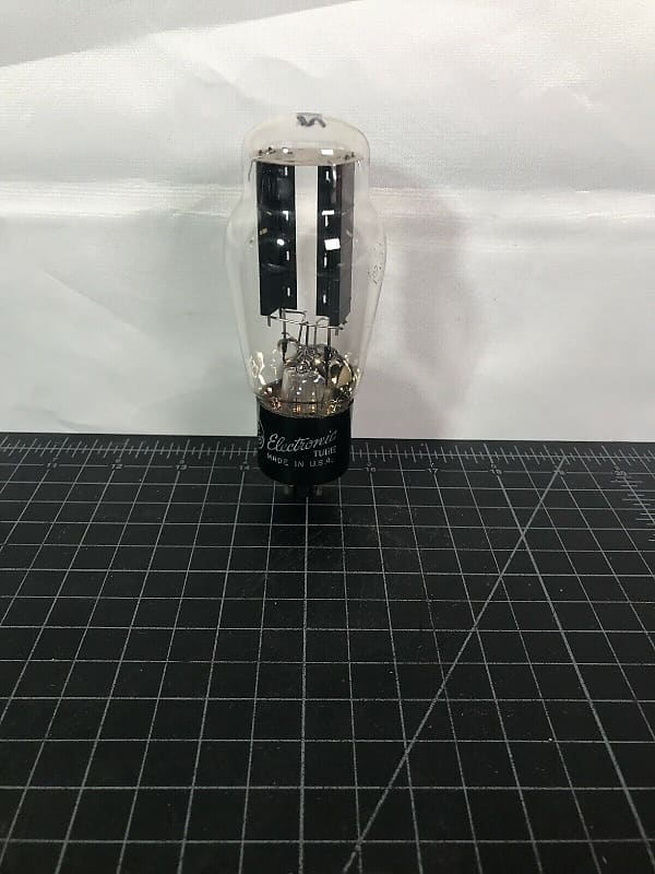 1955 GE 5U4G Rectifier Tube Coke-Bottle Black Plate Round Top | Reverb