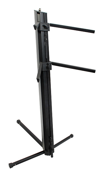 XSPRO XKB300B Two Tier Column Keyboard Stand with Microphone | Reverb