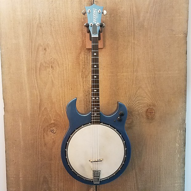 Deering Crossfire Electric Tenor Banjo 1990s | Reverb