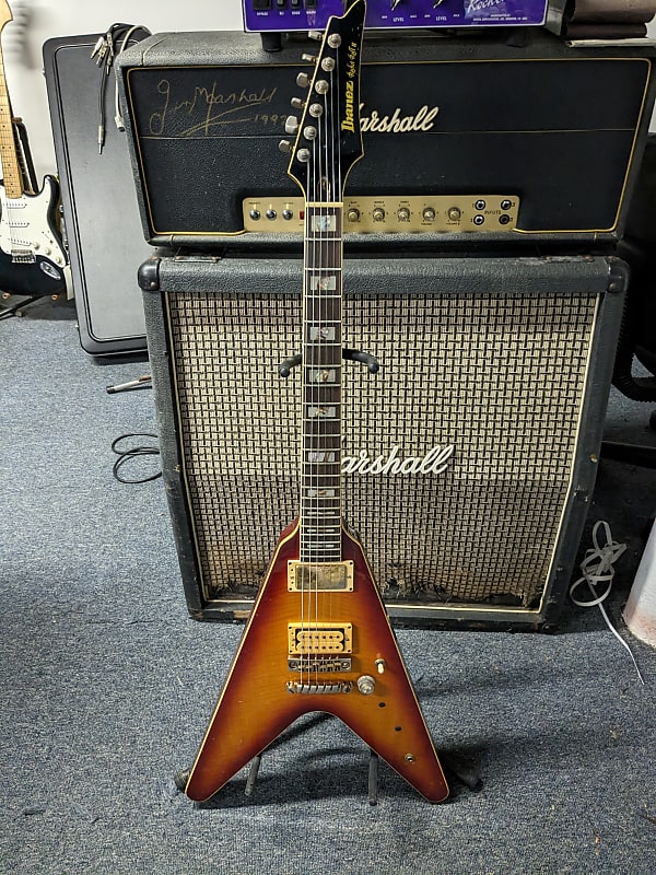 Ibanez Flying V Rocket Roll II 1980's - Gloss | Reverb