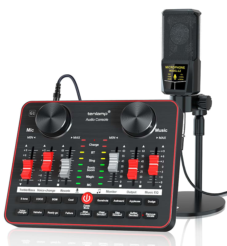 G1-L2 Live Sound Card Set with Microphone, Podcast Studio | Reverb