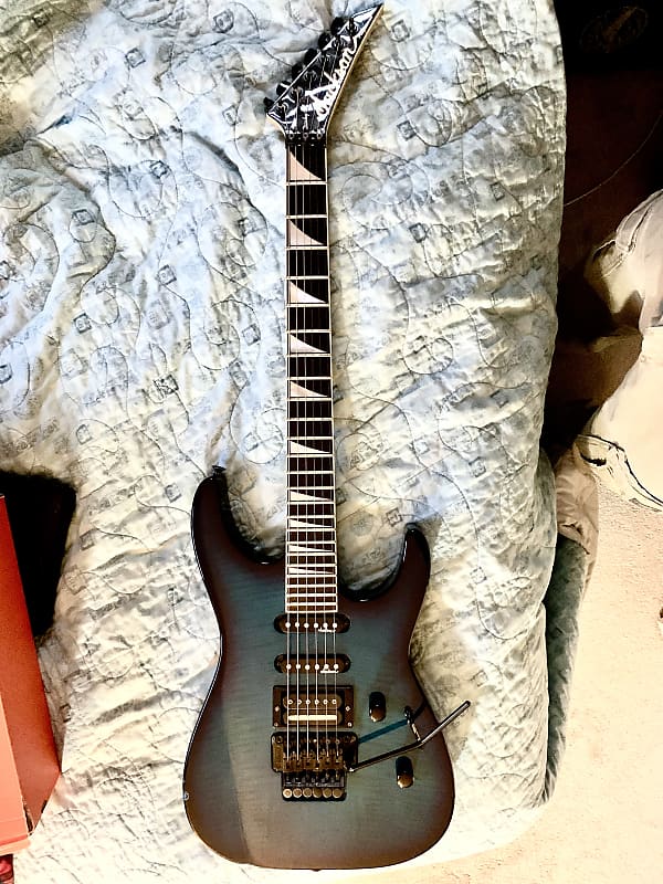 Jackson Dinky XL Professional 1993 - Transparent blue | Reverb