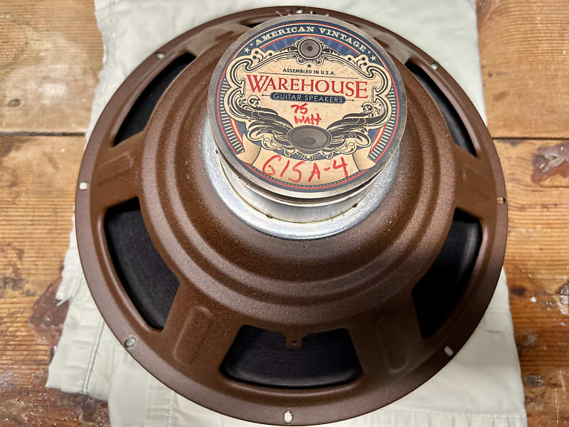 WGS G15A 4 Ohm 15” Alnico Magnet Guitar Speaker, Mint! | Reverb