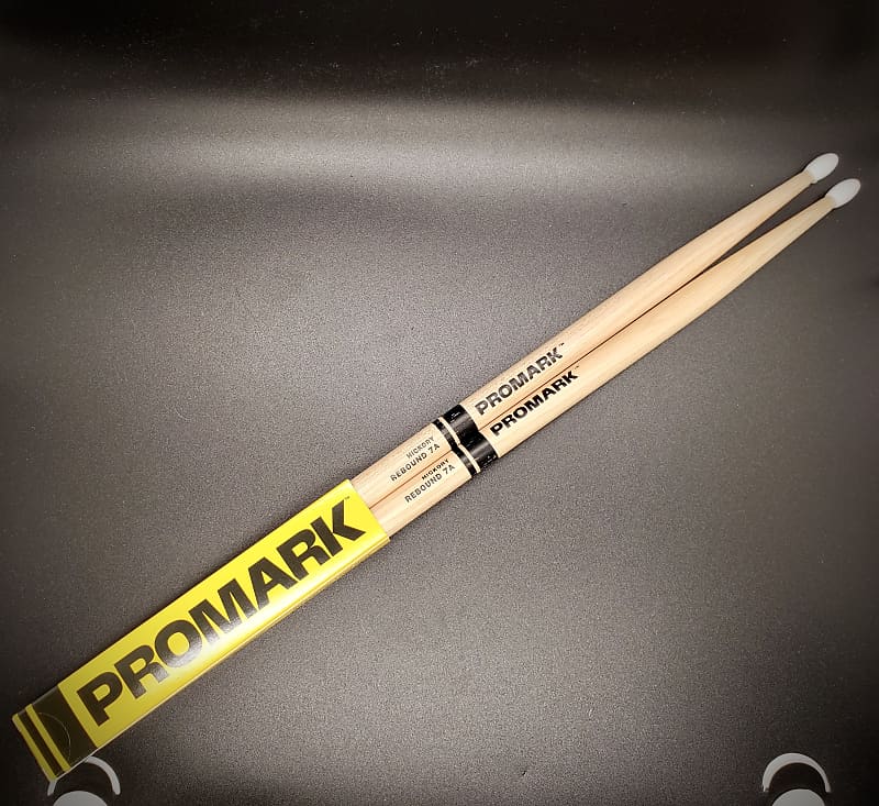 ProMark Hickory Rebound 7A Nylon Tip Drumstick | Reverb