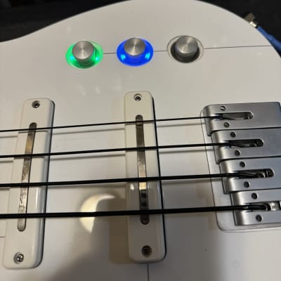 Yamaha Rbx a2 bass guitar - White green | Reverb