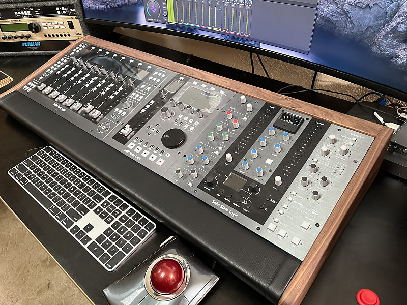 Mix Ends SSL UF8,UF1,UC1 desktop stand 2024 - Walnut | Reverb