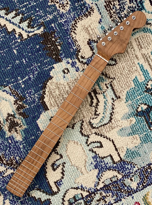 Loaded Warmoth Replacement Neck - Roasted and Flamed Maple | Reverb