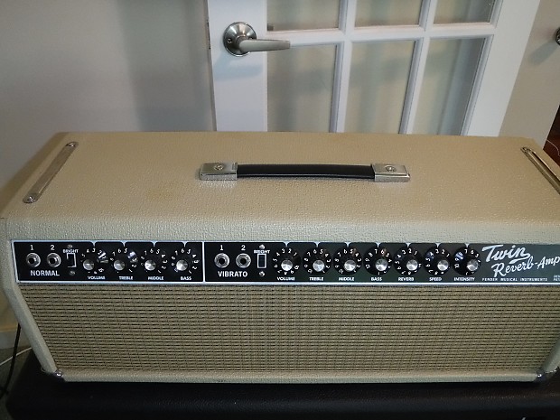 Fender Blonde '65 Reissue Twin Reverb Head - Superb Condition | Reverb