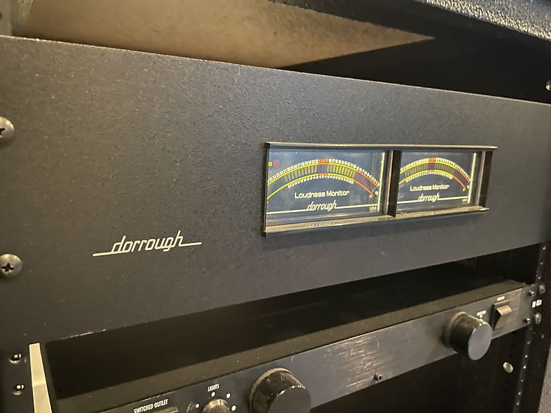 Dorrough 12-D Digital Loudness Meter Rack Mounted - Black | Reverb