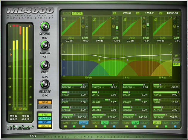 McDSP ML4000-HD-V6 ML4000 HD v6 High-Resolution Limiter and | Reverb
