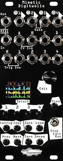 Noise Engineering Mimetic Digitwolis - black | Reverb