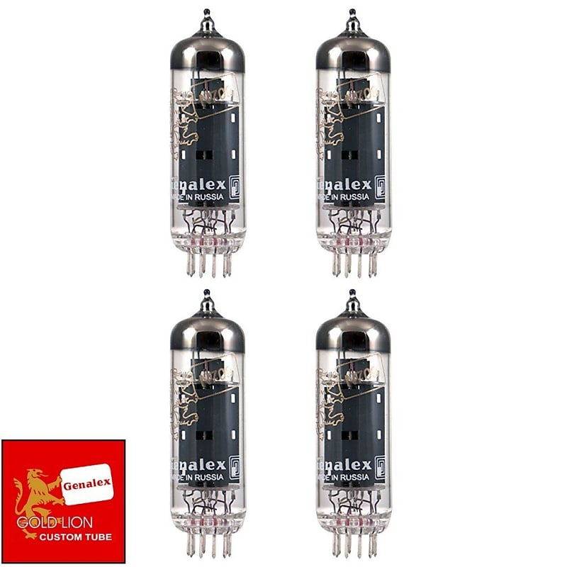 New Matched Quad (4) Genalex EL84 Reissue Vacuum Tubes | Reverb