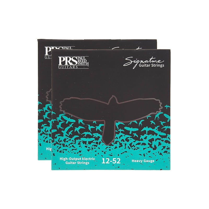 PRS Signature Electric Guitar Strings Heavy 12-52 2 Pack | Reverb