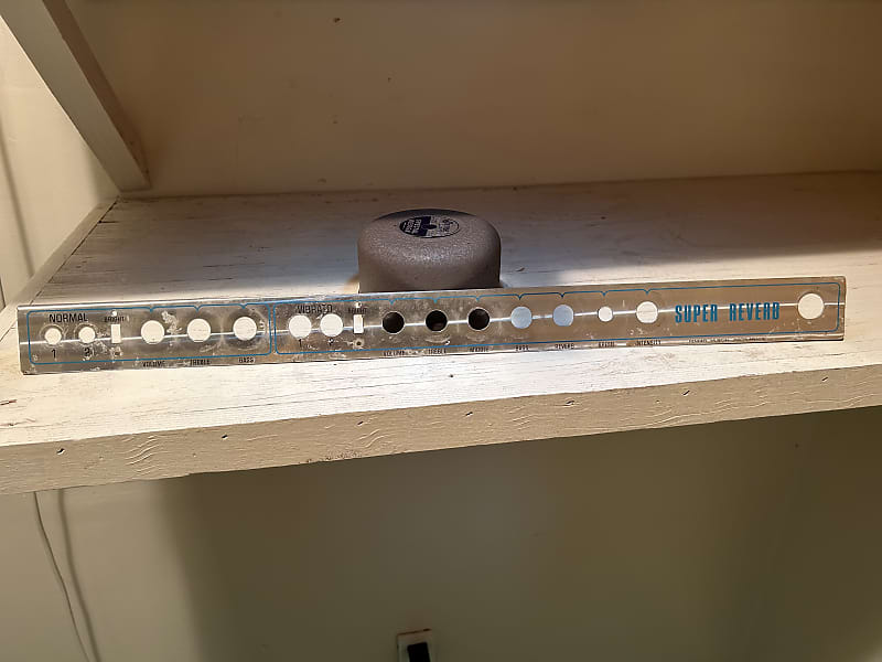 Fender Super Reverb NM 1969-73 - Silver face Faceplate | Reverb