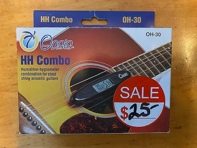 Oasis OH-30 Guitar Humidifier Hygrometer Pack | Reverb