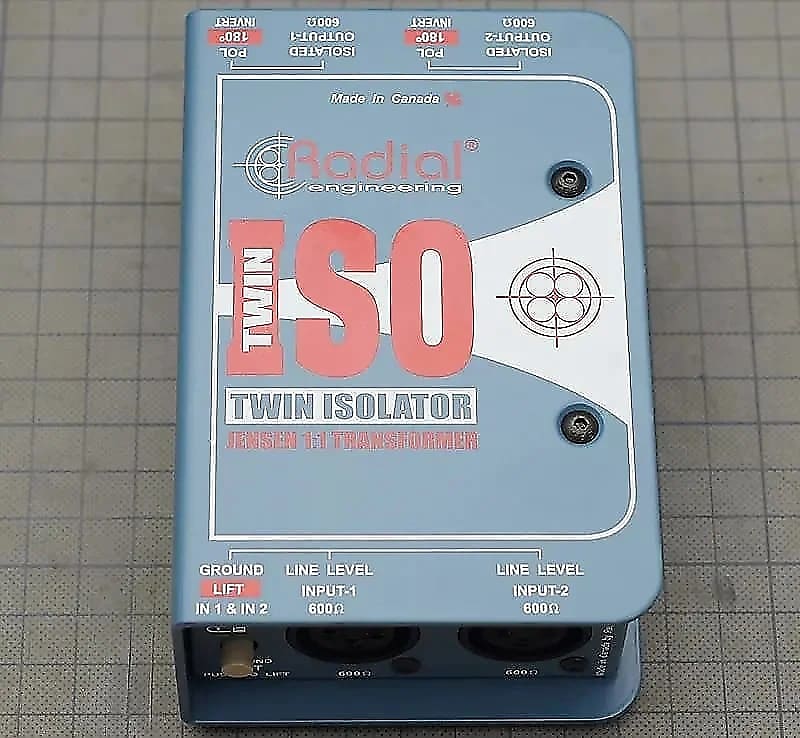 Radial Twin-Iso Line Level isolator | Reverb