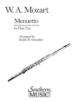 Menuetto (from Divertimento No. 3 K229) Flute Trio | Reverb