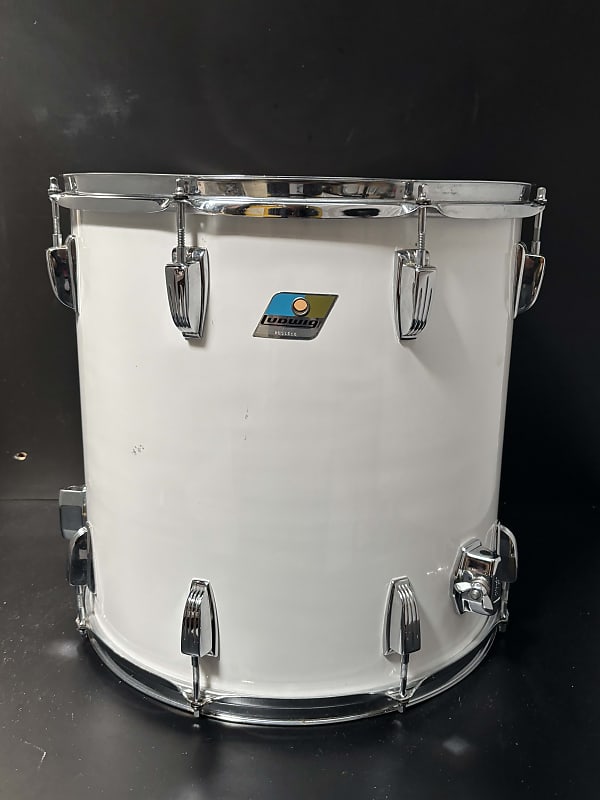 Vintage Ludwig 16x16 Maple Floor Tom - 70s - White Cortex | Reverb