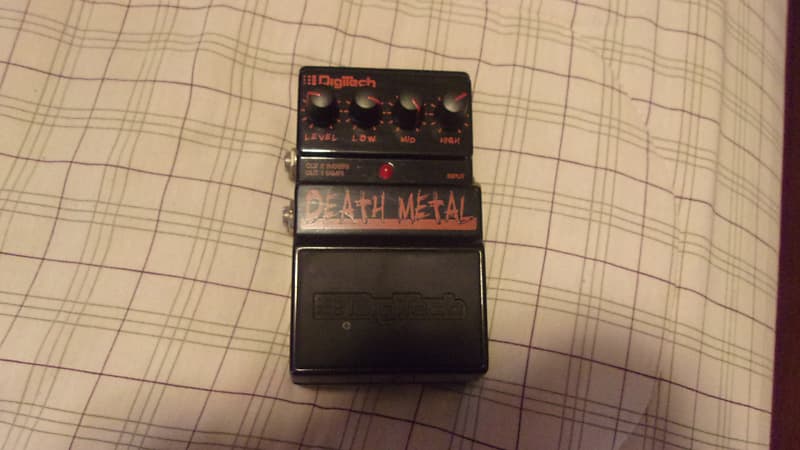 Excellent Digitech Death Metal Guitar Pedal | Reverb