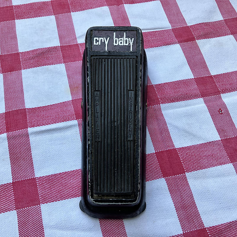 Cry Baby Top Logo 1st production run 1967 - Black | Reverb