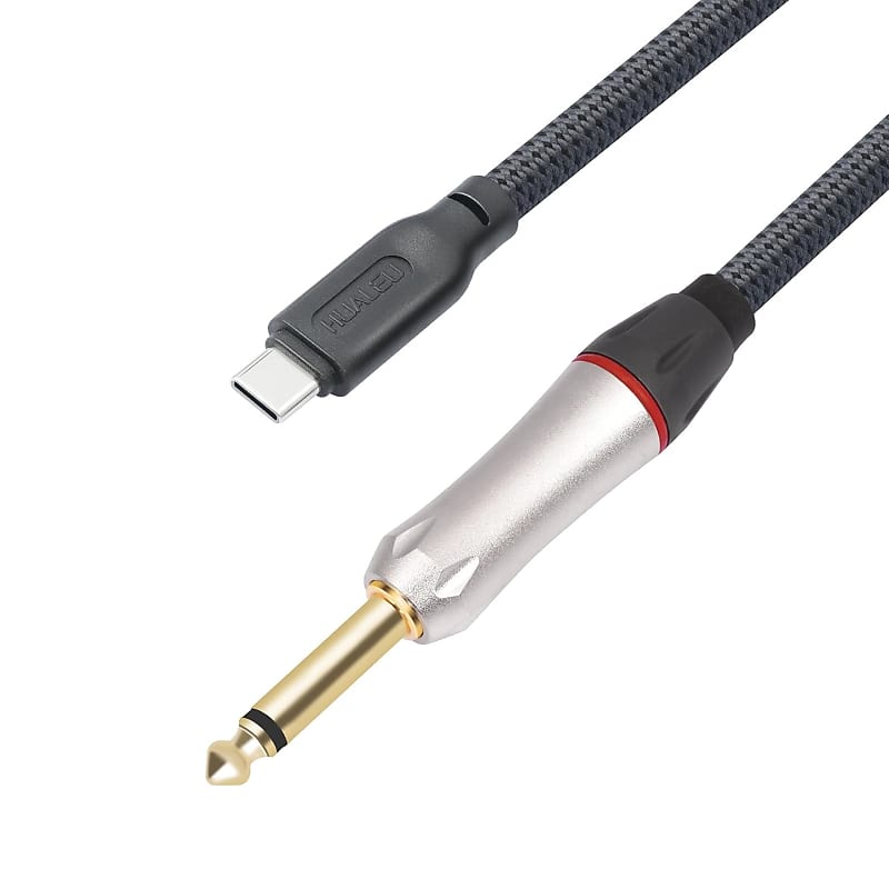 6.6Ft 1/4 to USB C Electric Guitar Recording Cable, USB C to | Reverb