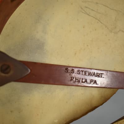 1900s SS Stewart Monogram Grade 2 Banjo Natural NEEDS WORK | Reverb