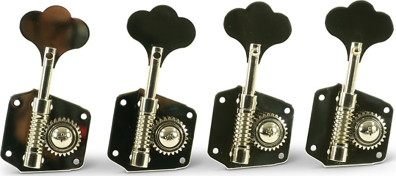 WD 4 In Line Vintage Bass Tuning Machines Nickel | Reverb