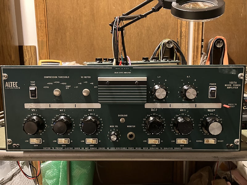 Altec 1607A (serviced) 5 channel mixer amplifier with four | Reverb