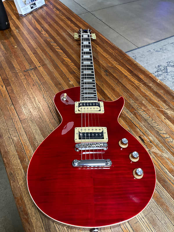 Tagima Mirach Transparent Red - with hard case | Reverb