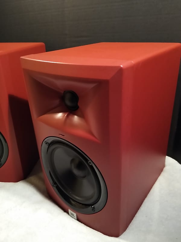 JBL LSR305 5" Powered Monitors - Limited Edition Red - Mint! | Reverb