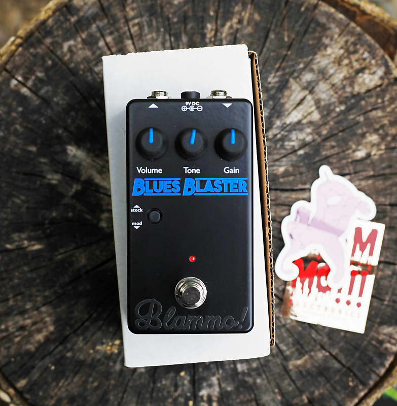 BLAMMO! Blues Blaster Overdrive Boost Pedal - Marshall Blues | Reverb