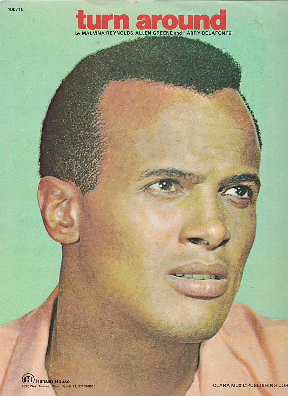 "Turn Around" Sheet Music as Recorded by Harry Belafonte | Reverb