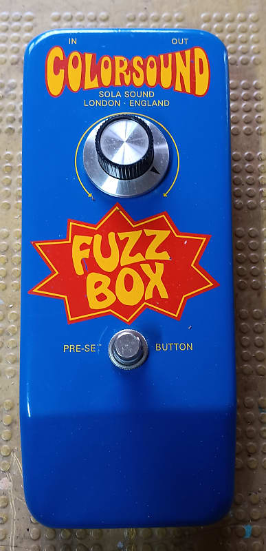 Colorsound One Knob Fuzz Box Primi anni 2010 - Blu | Reverb Australia