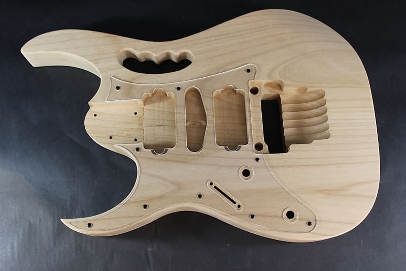 Unfinished Left handed, 6 string, Jem style, Alder guitar | Reverb