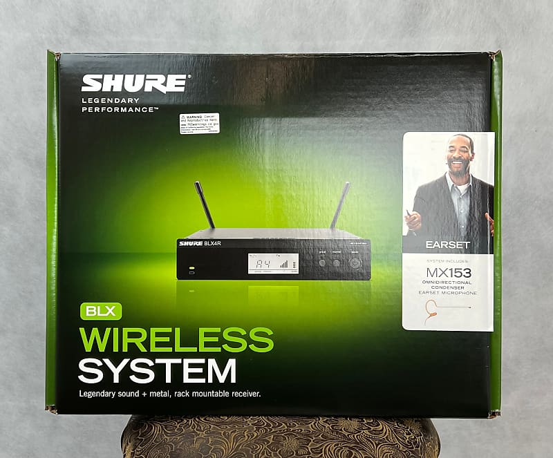 Shure BLX14R/MX53 Wireless Rack-mount Presenter System with | Reverb