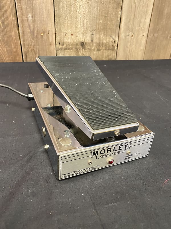 Morley Volume Pedal VOL Tel Rey 1970s Chrome | Reverb