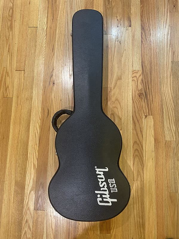 Gibson SG case only Black snakeskin with white interior | Reverb