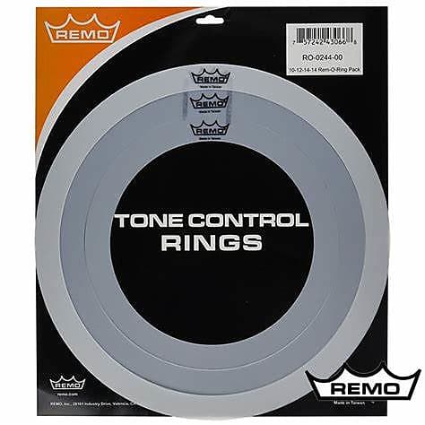 Remo RO-0244-00 Tone Control Rings Pack - 10", 12", Two 14" | Reverb