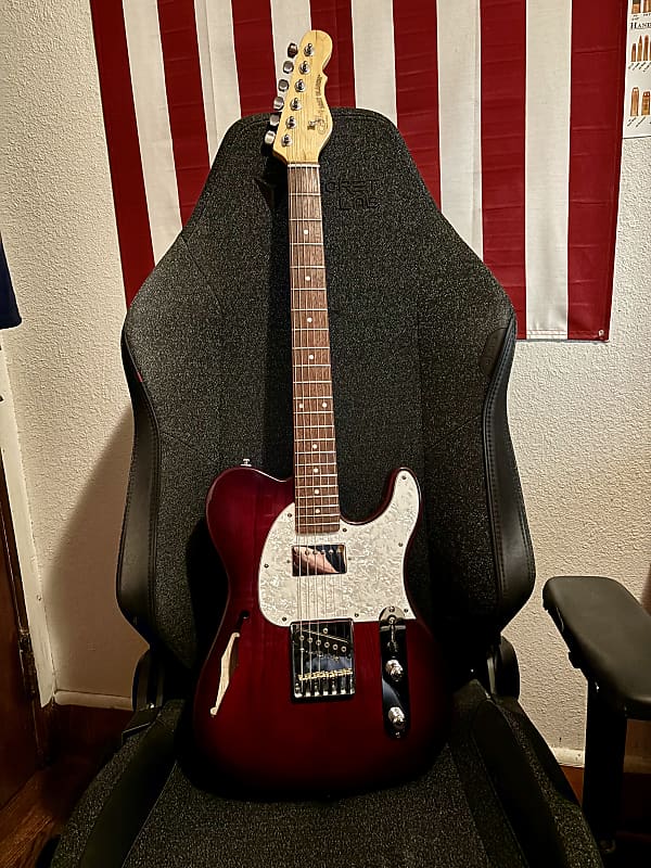 G&L Bluesboy Telecaster 2010s - Red Burst (Case Included) | Reverb