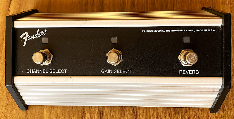 Vintage Rare Fender Footswitch 3 Button Select Channel Gain & | Reverb