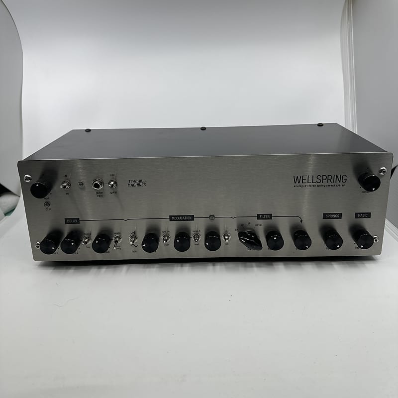 Teaching Machines Wellspring Analogue Stereo Spring Reverb | Reverb