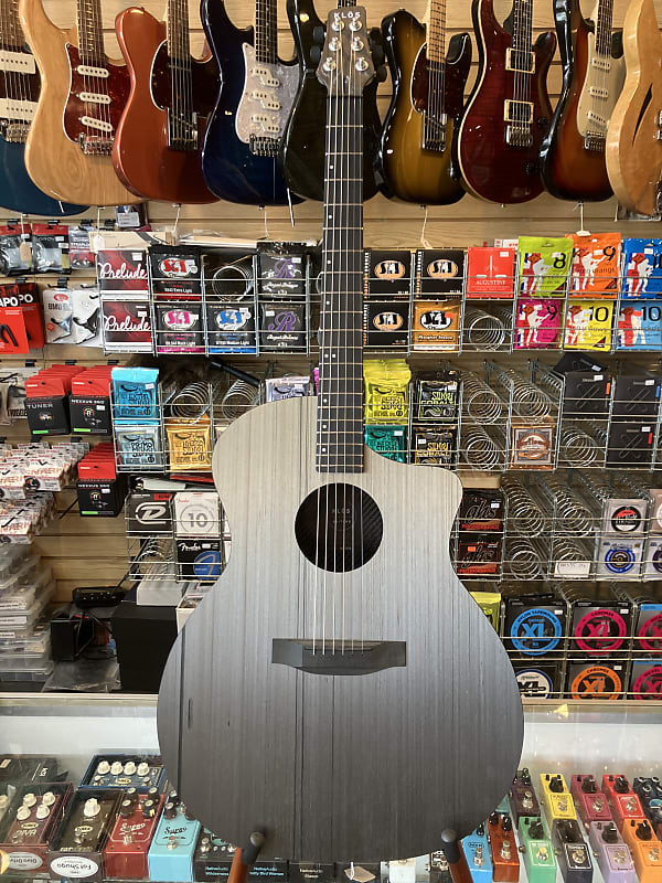 KLOS Carbon Timber Grand Cutaway Electric Nylon | Reverb